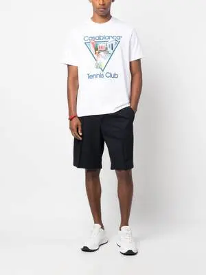 Casablanca La Joueuse" Organic Cotton T-shirt