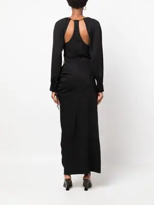 Christopher Esber Cut-out Long-sleeved Dress