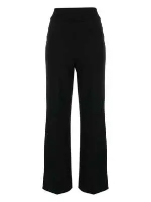 Dkny High-waisted Cropped Trousers