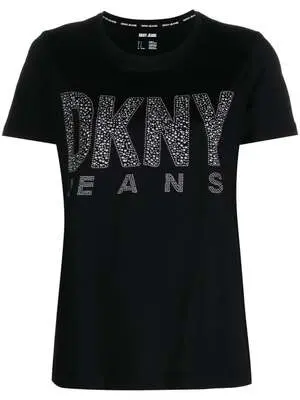 Dkny Stud-embellished T-shirt