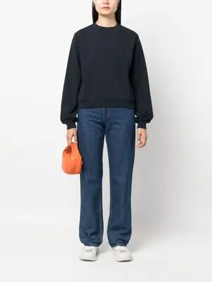 Woolrich Logo-embroidered Crew-neck Sweatshirt