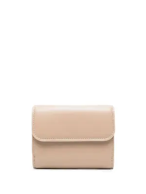 Chloé Small Sense Leather Wallet - Neutrals