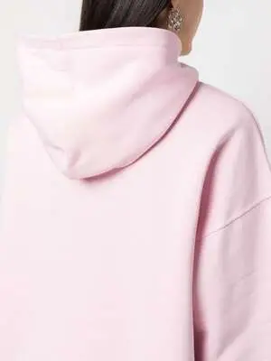 GANNI Logo-print Organic Cotton Hoodie