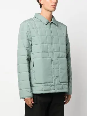 Rains Liner Press-stud Quilted Shirt Jacket