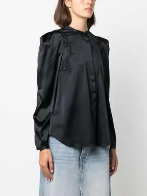 Isabel Marant Étoile Joanea Pleated Blouse