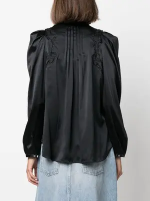 Isabel Marant Étoile Joanea Pleated Blouse