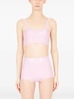MAISON MARGIELA Latex Balconette Bra