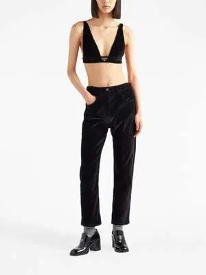 Prada Velvet Denim Top