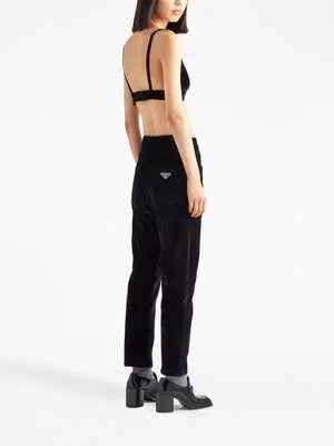 Prada Velvet Denim Top