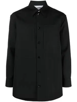 JIL SANDER Long-sleeve Wool Shirt