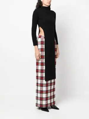 PATOU Cut-out Detail Wool Knitted Top
