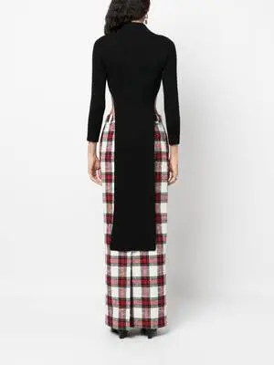PATOU Cut-out Detail Wool Knitted Top