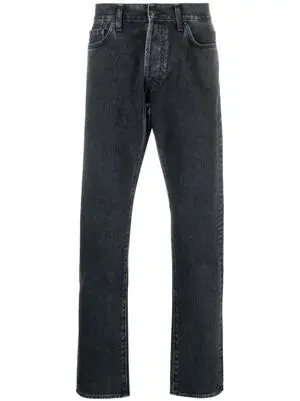 Carhartt Work In Progress Logo Jeans For Men