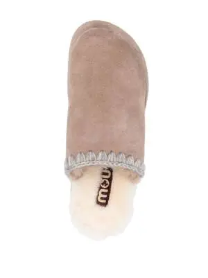 Mou Whipstitch 70mm Platform Slippers