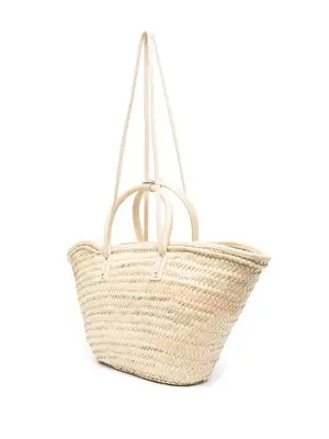 Jacquemus Le Panier Soli Tote Raffia Bag