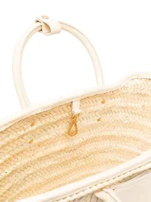 Jacquemus Le Panier Soli Tote Raffia Bag