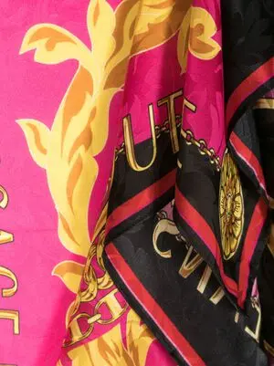 Versace Barroco-print Silk Scarf