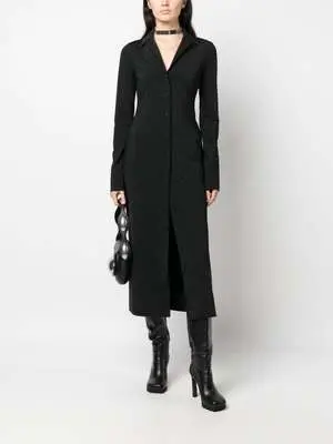 Alexander Wang Embossed Logo Midi Shirtdress