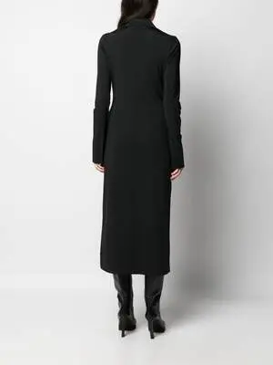 Alexander Wang Embossed Logo Midi Shirtdress