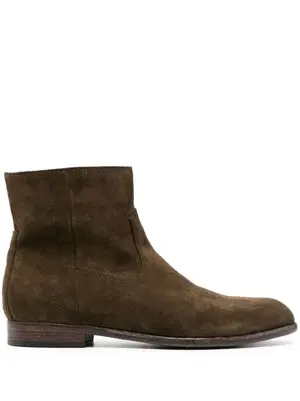 BUTTERO® Floyd Suede Ankle Boots - Green