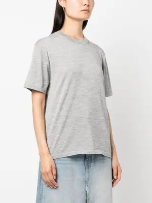 ARMARIUM Mélange Wool-blend T-shirt - Grey