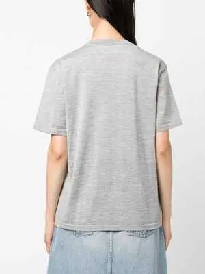 ARMARIUM Mélange Wool-blend T-shirt - Grey