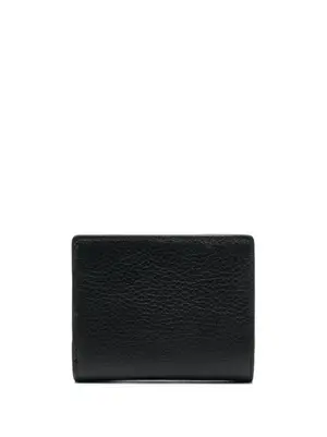 Furla Small Camelia Leather Wallet - Black