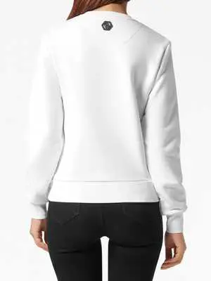 Philipp Plein Logo-embellished Sweatshirt - White