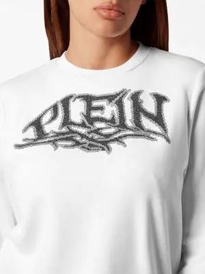 Philipp Plein Logo-embellished Sweatshirt - White