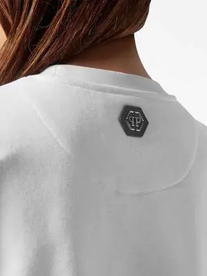 Philipp Plein Logo-embellished Sweatshirt - White
