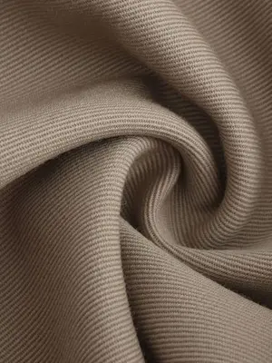 Shanghai Tang Khaki Wool Piped-trim Tang Jacket