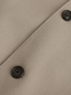 Shanghai Tang Stand-up Collar Wool Blazer