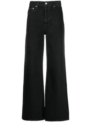 Dark Wide Leg Jeans For Women