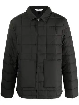 Rains Liner Press-stud Quilted Shirt Jacket