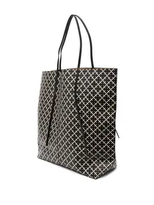 BY MALENE BIRGER Abigail Printed Tote Bag - Black