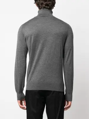 Dolce & Gabbana Cashmere High-neck Jumper - Grey