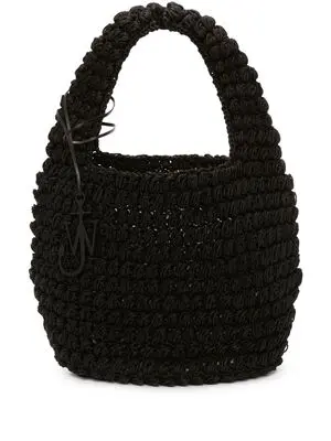 JW Anderson Large Popcorn Tote - Black