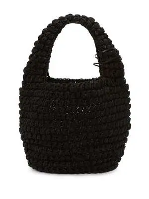 JW Anderson Large Popcorn Tote - Black