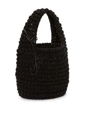 JW Anderson Large Popcorn Tote - Black