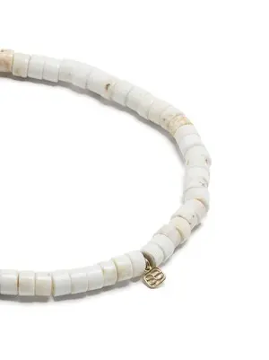 SYDNEY EVAN 14kt Yellow Gold Evil Eye Beaded Bracelet