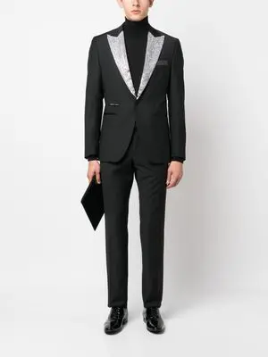 Philipp Plein Crystal-embellished Dinner Suit