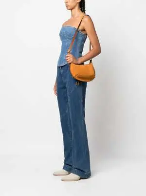 Isabel Marant Oskân Moon Suede Shoulder Bag