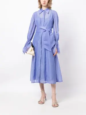 BARUNI Belted Shirt Dress