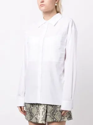 IRO PARIS Spread-collar Cotton Shirt