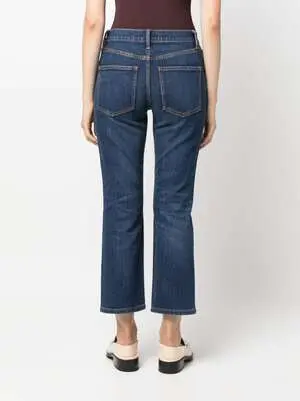 Tory Burch Cropped Flared Jeans
