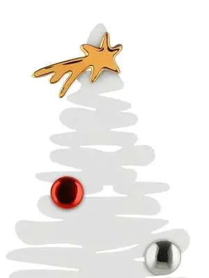 ALESSI Bark For Christmas Tree Decoration - White