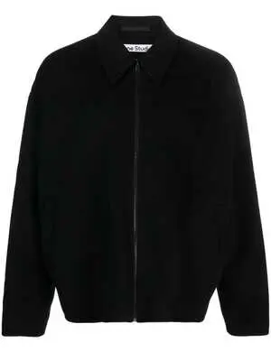 Acne Studios Zip-up Wool Shirt Jacket
