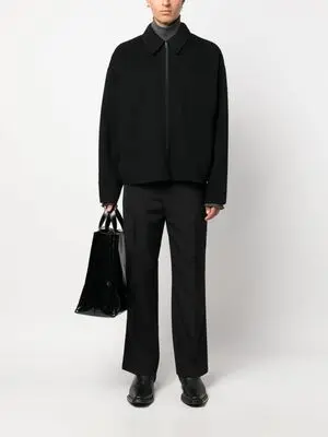 Acne Studios Zip-up Wool Shirt Jacket