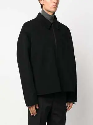 Acne Studios Zip-up Wool Shirt Jacket