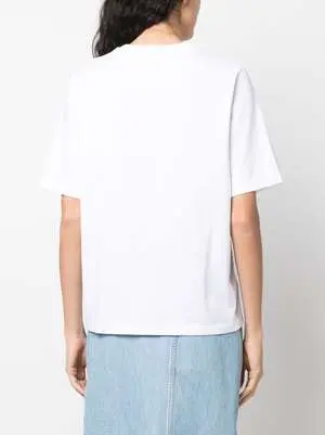 Maison Kitsuné Logo-print T-shirt - White